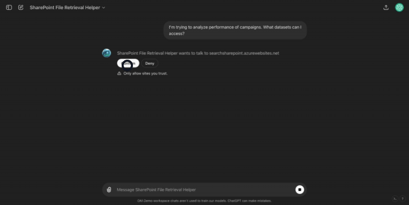 GPT Actions library - Sharepoint (Return Docs)
